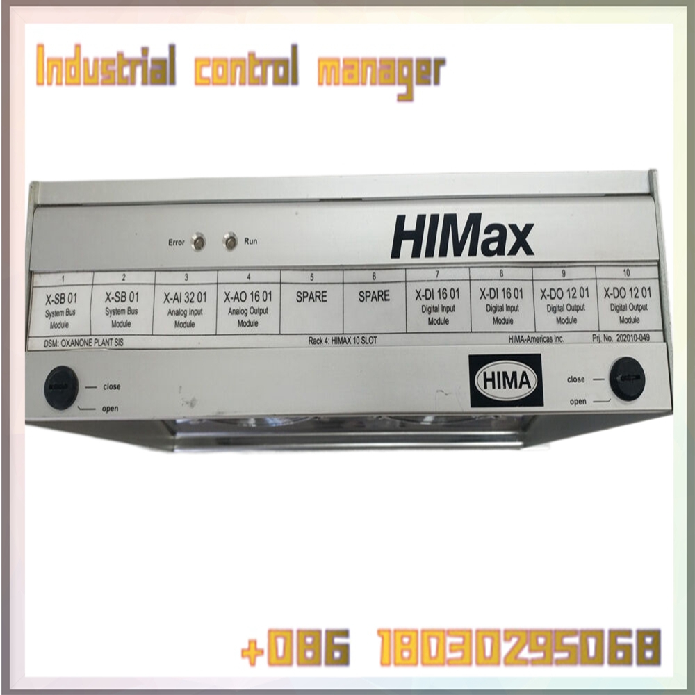 HIMA X-FAN1003 control system framework - SAUL ELECTRIC