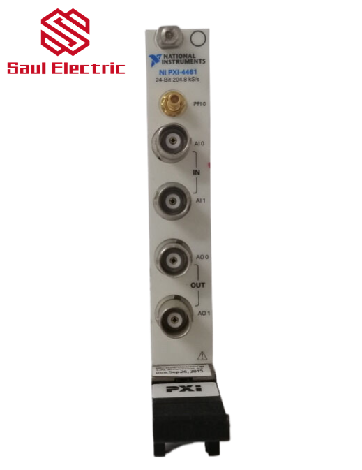 PXI sound and vibration module PXI-4461 - SAUL ELECTRIC