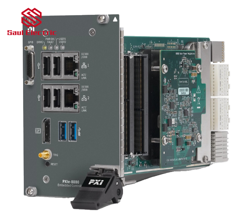 NI PXIe-8880 PXIe, 2.3 GHz octa-core PXI controller - SAUL ELECTRIC