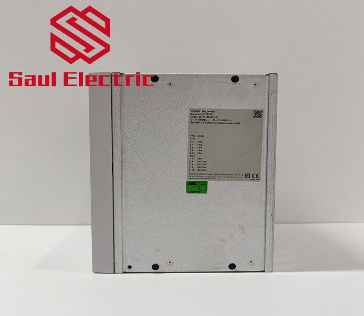 Bay control REC650 1MRK008514-CB丨ABB - SAUL ELECTRIC