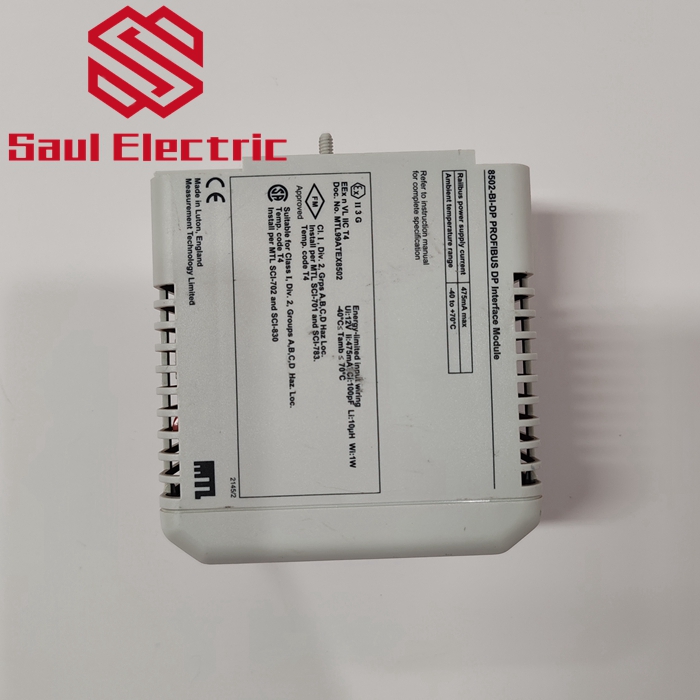 MTL 8502-B1-DP PROFIBUS DP Interface Module - SAUL ELECTRIC