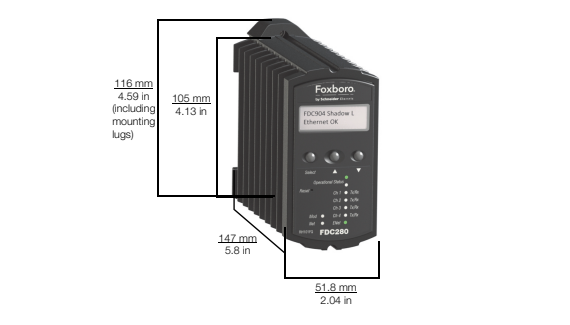 Foxboro FCP280/FDC280 RH101FQ‌ Field Device controller - SAUL ELECTRIC