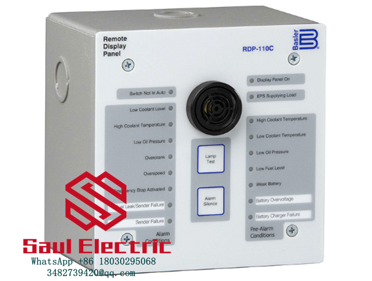 Basler Electric RDP-110C Remote Generator Control Display - SAUL ELECTRIC